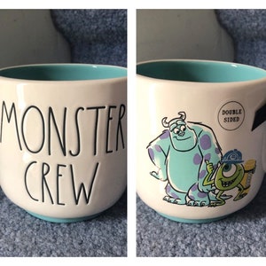 Rae Dunn New Disney Pixar Monster's Inc Mug monster Crew With Mike ...