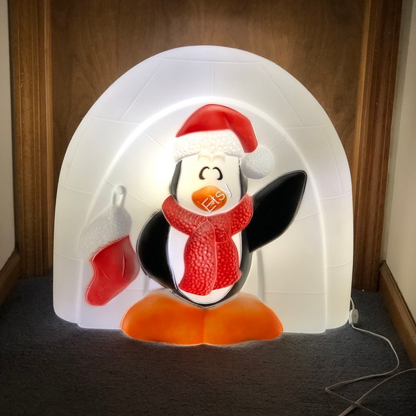 Blow Mold Penguin - Etsy