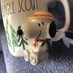 Rae Dunn New Peanuts Snoopy Beagle Scout 50th Anniversary Double Sided 20 Oz Mug - Etsy
