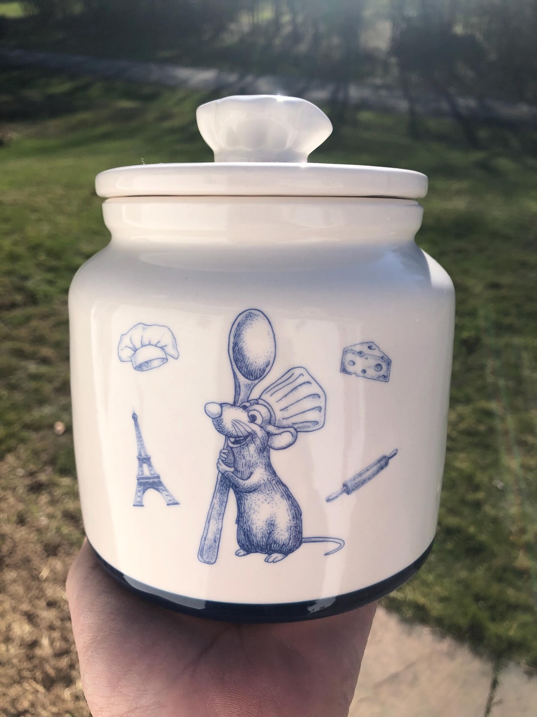 Rae Dunn New Disney Pixar Ratatouille Canister "anyone Can Cook" W ...