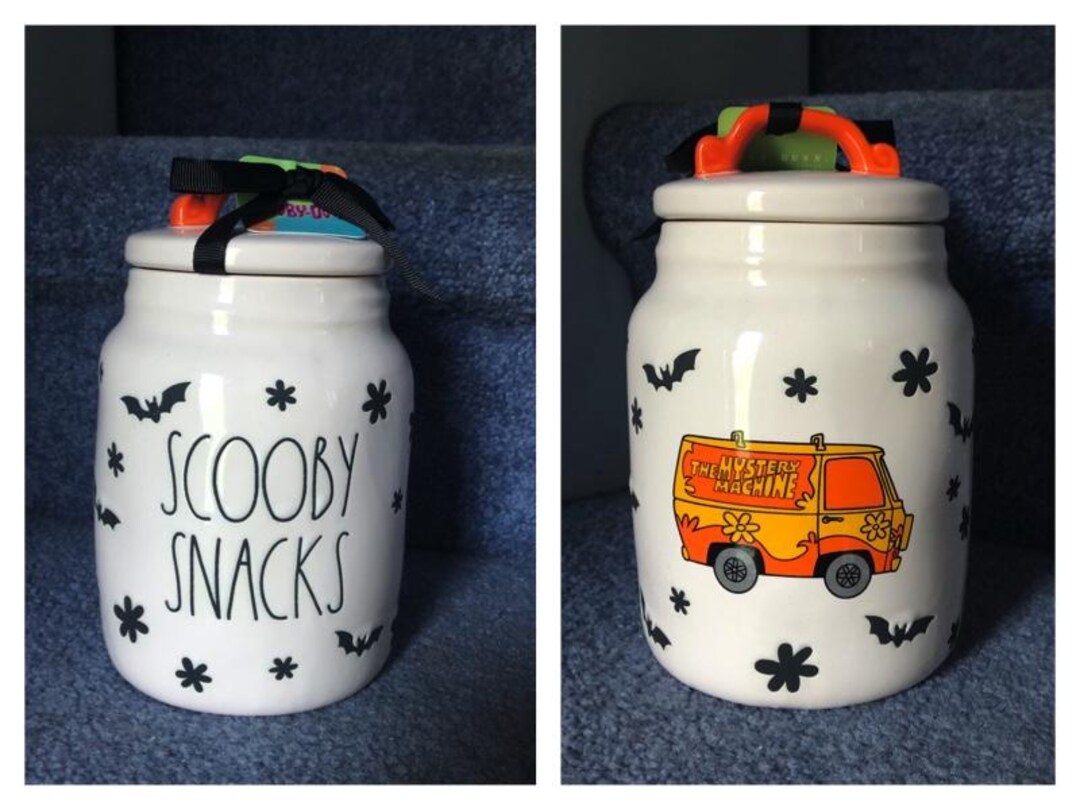 Rae Dunn New Scooby Doo Halloween "scooby Snacks" Canister or Cookie ...