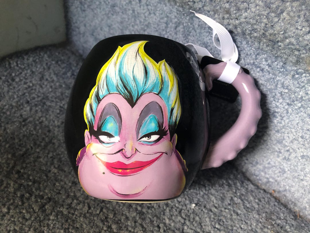 Rae Dunn New Disney Villains Little Mermaid ursula Mug No Damage Never ...