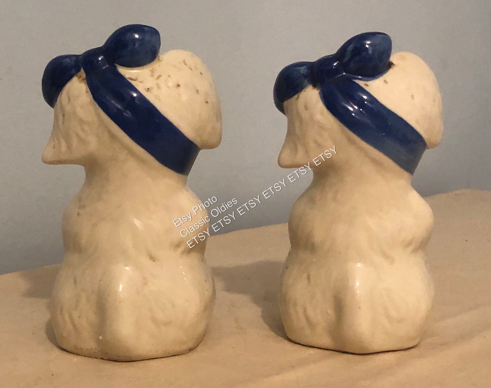 Vintage Shawnee Pottery Muggsy Mugsy Dog Tall Large Salt & - Etsy