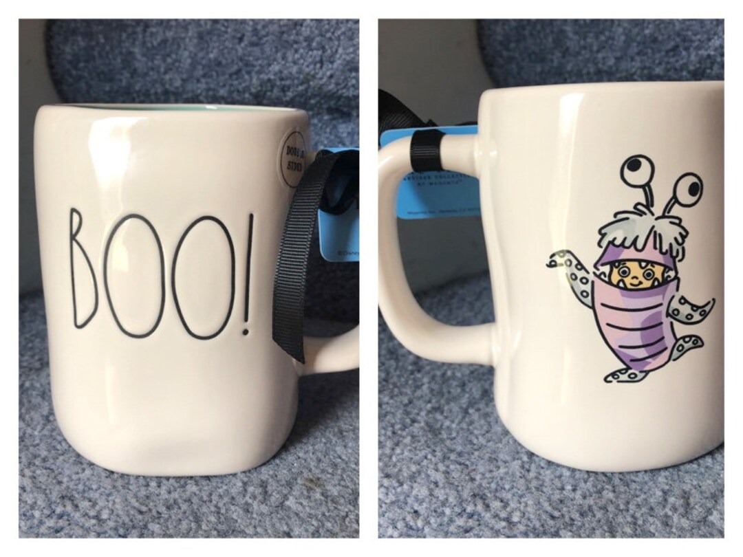 Rae Dunn New Disney Pixar Monsters Inc BOO Mug No Damage Never Used ...