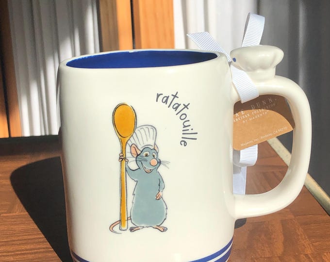 Rae Dunn New Disney Ratatouille Mug W/ Remy the Mouse No Damage Never ...