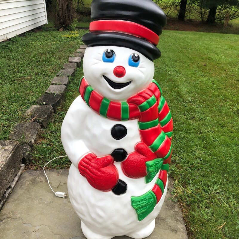 Blow Mold Snowman - Etsy
