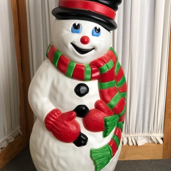 Blow Mold Snowman - Etsy