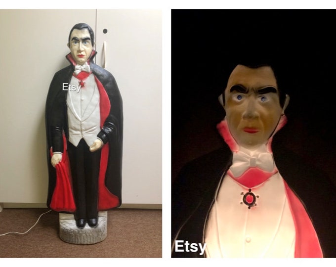 Vintage Union Halloween Bela Lugosi as Dracula Blow Mold 42" Tall ...