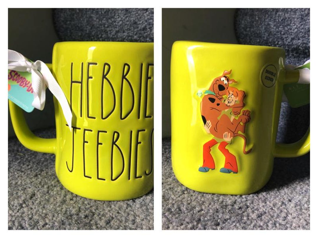 Rae Dunn New Scooby Doo and Shaggy Mug hebbie Jeebies No Damage Never ...
