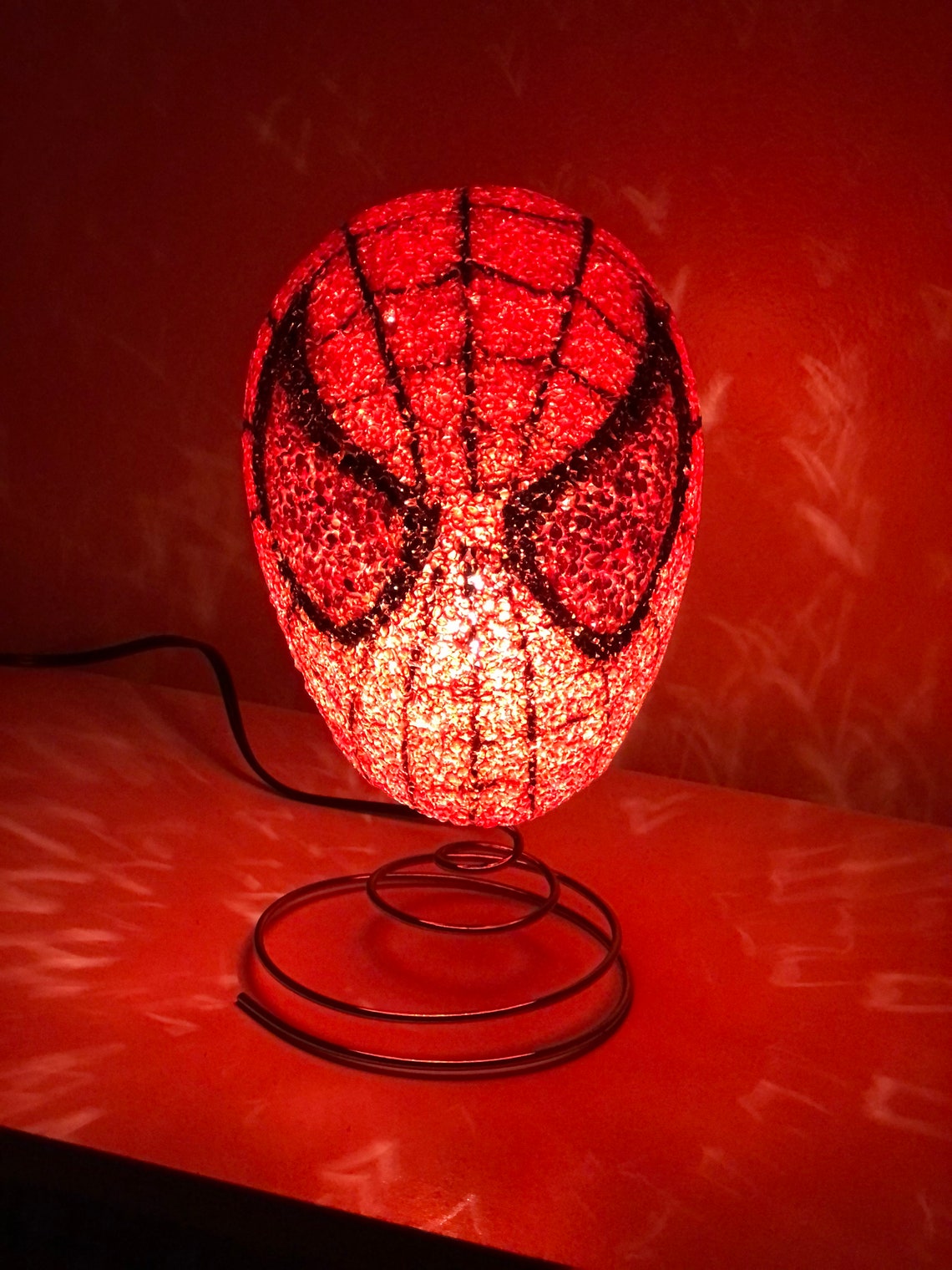 Marvel Spiderman Eva Lamp Night Light Bobble Head Type | Etsy