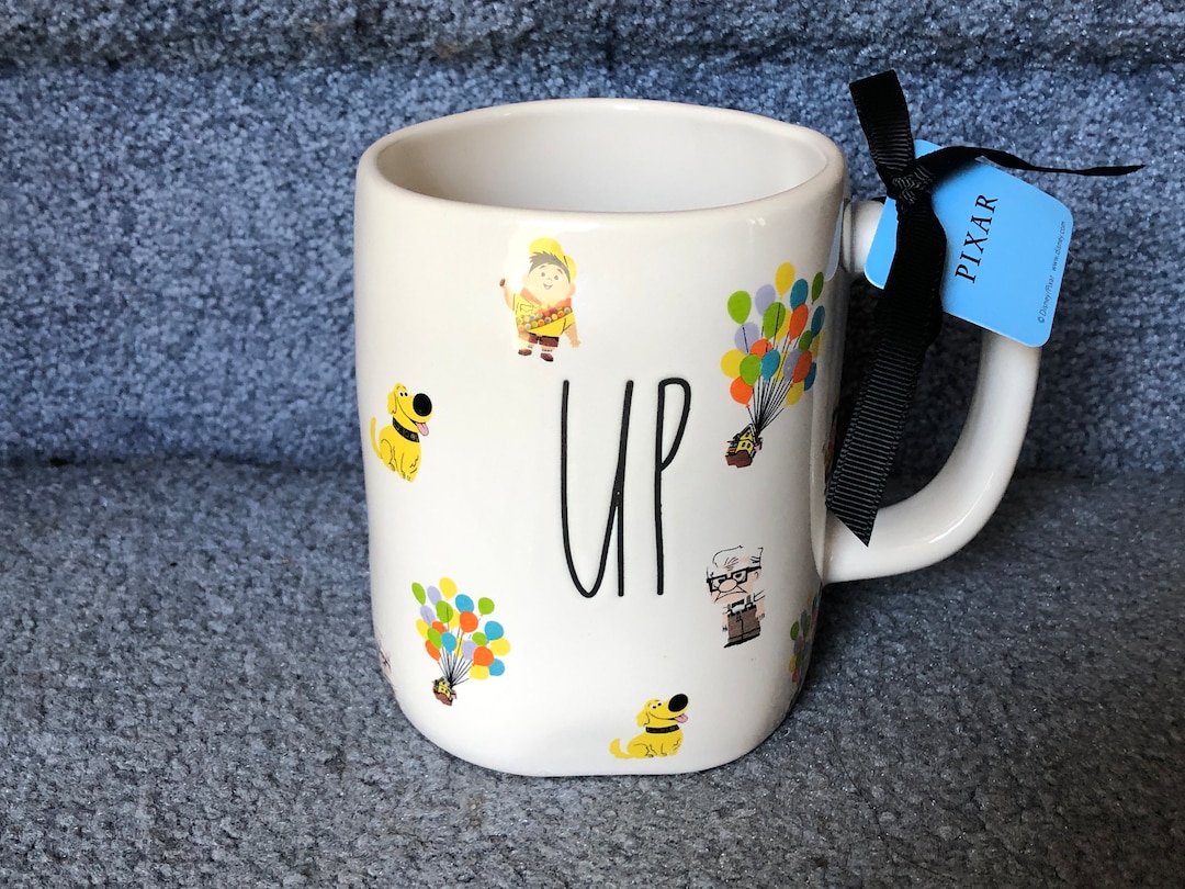 Rae Dunn New Disney Pixar UP Movie Mug W/ Dug the Dog, Russell ...