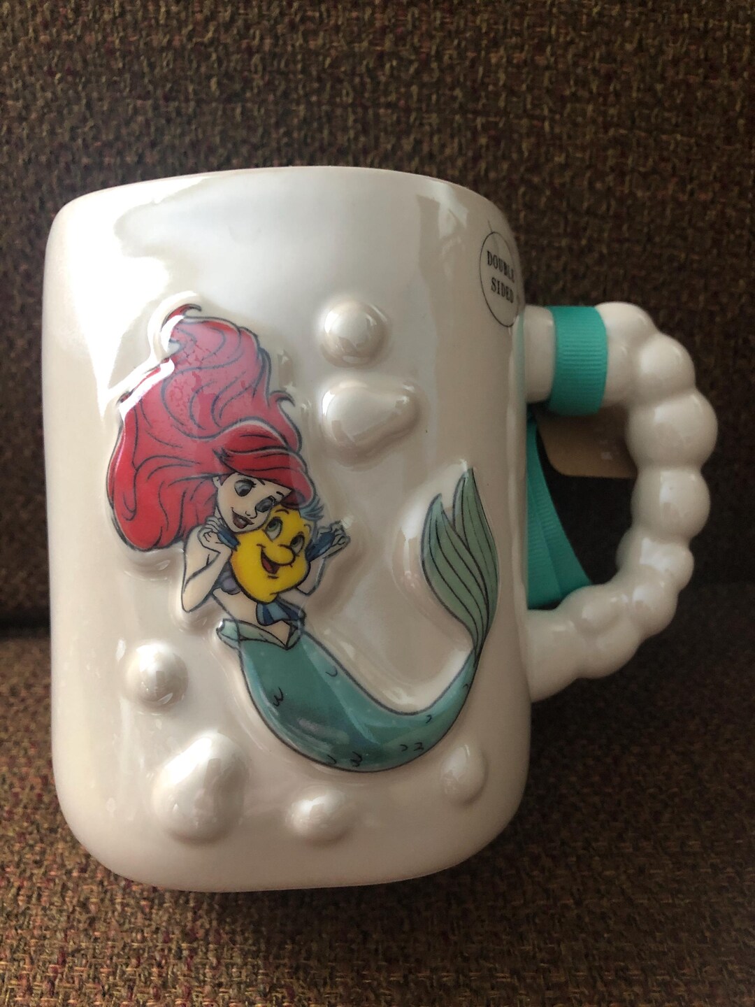 Rae Dunn New Disney the Little Mermaid Ariel Mug "flipping Your Fins ...