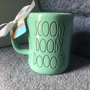 Rae Dunn New Scooby Doo scooby Dooby Doooo Double Sided 3D Mug ...