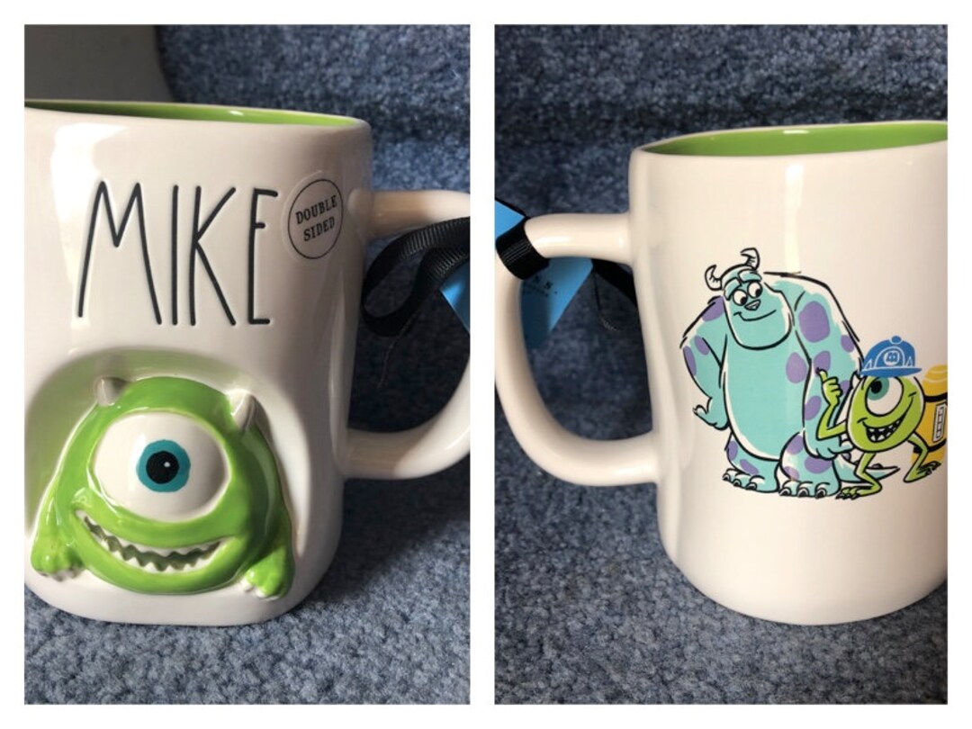 Rae Dunn New Disney Pixar Monster's Inc. Mug Reads mike With Mike ...