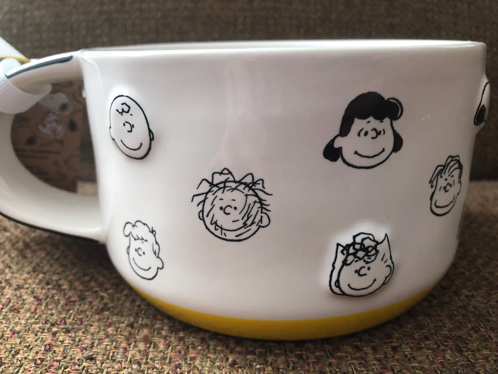 Rae Dunn New Peanuts Snoopy Charlie Brown Soup Cappuccino or Chili Bowl ...