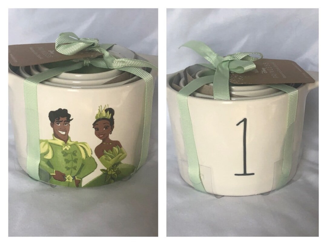 Rae Dunn New Disney Princess and the Frog Measuring Cups Set of 4 No ...
