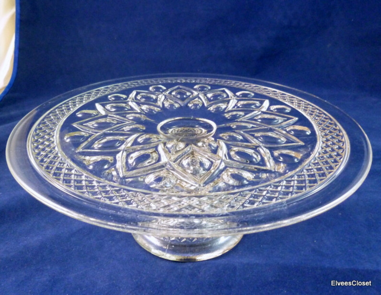 IMPERIAL CAPE COD Glass Cake Stand With Rum Well Imperial Glass Cake ...