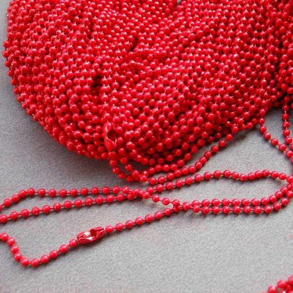 Red Chain - Etsy