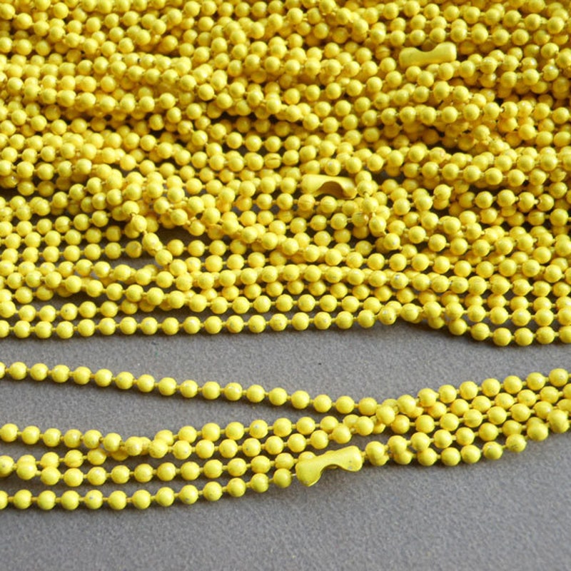 Yellow Ball Necklace - Etsy