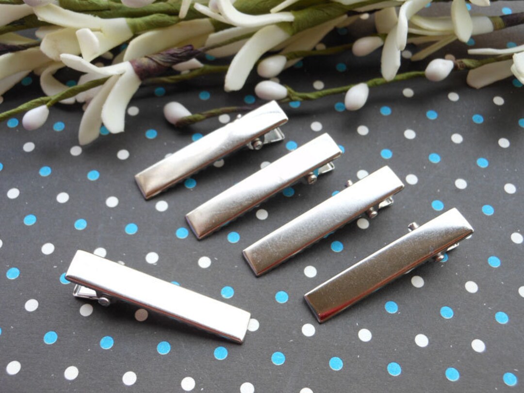 SALE--100 Pcs 35mm Single Prong Alligator Pinch Clips With Teeth DIY ...