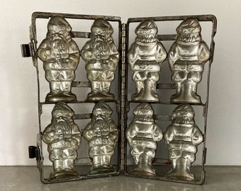 Antique Santa Chocolate Mold - Etsy
