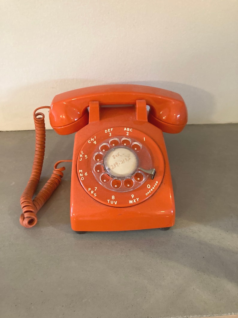 Vintage Rotary Phone - Etsy