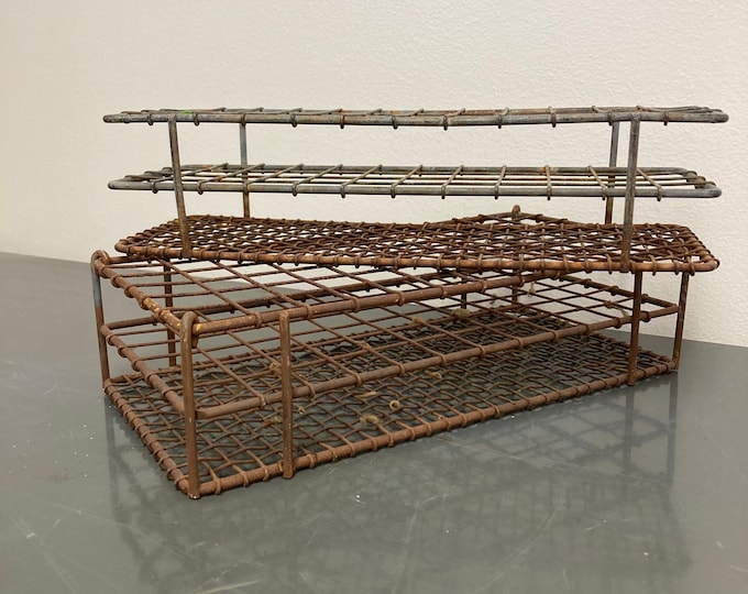 Vintage Sturdy Metal Test Tube Holder - Etsy