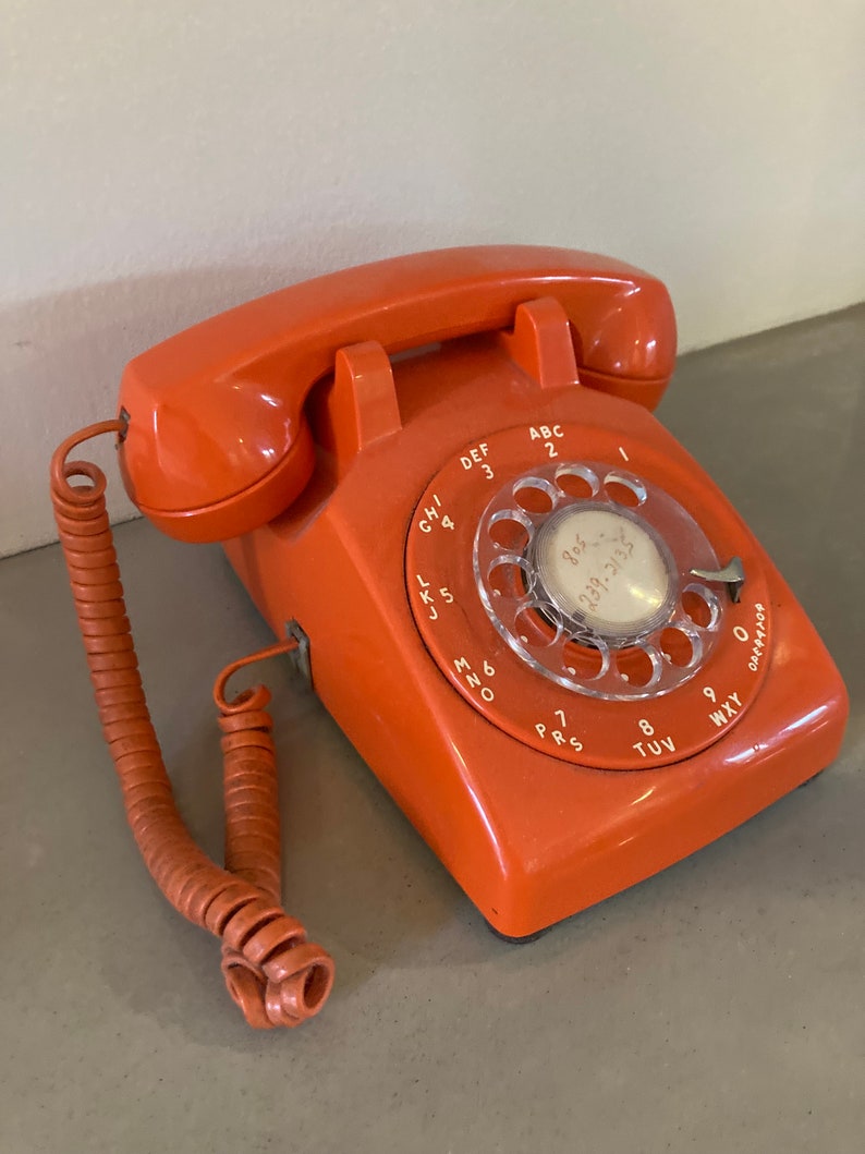 Vintage Rotary Phone - Etsy