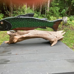 Handmade Fish Wood Carving - Etsy