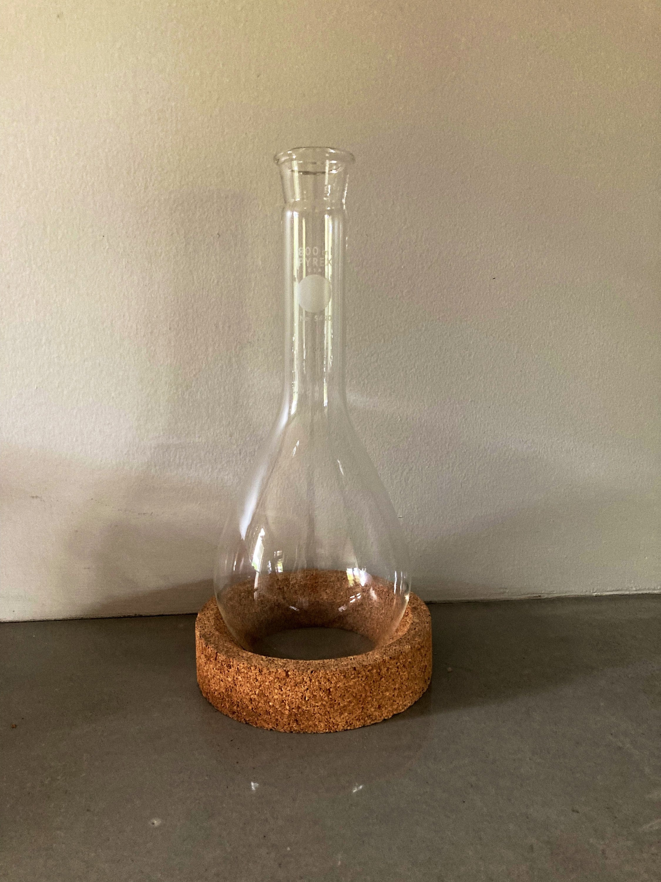 Pyrex Flask Lab Glass Round Bottom - Etsy