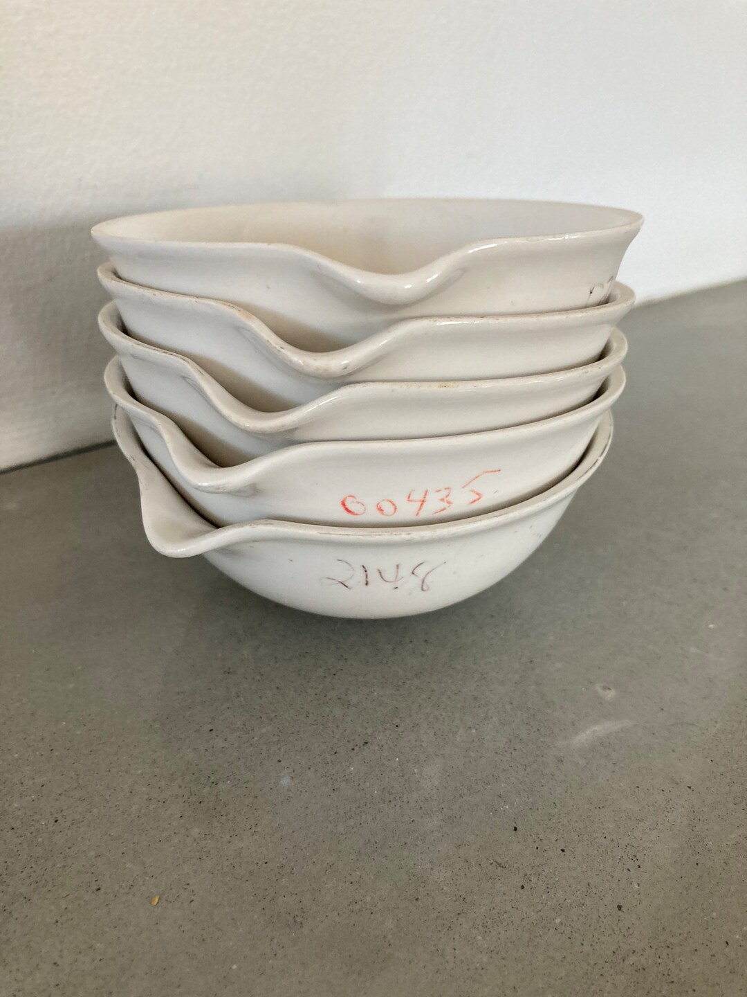 Vintage Porcelain Crucibles - Etsy