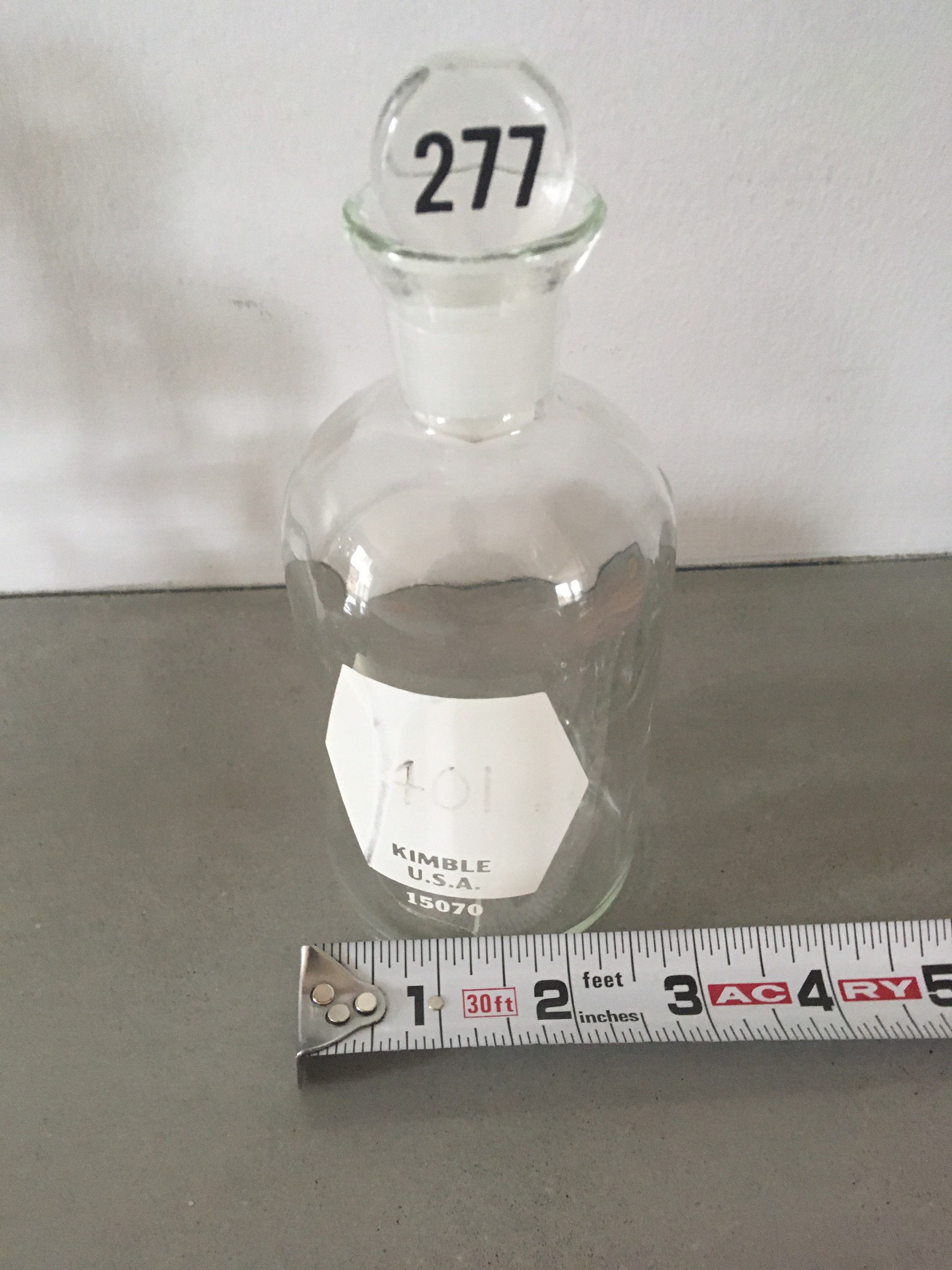 Laboratory Glass Bottles Ground Glass Stoppers Chemistry Lab - Etsy