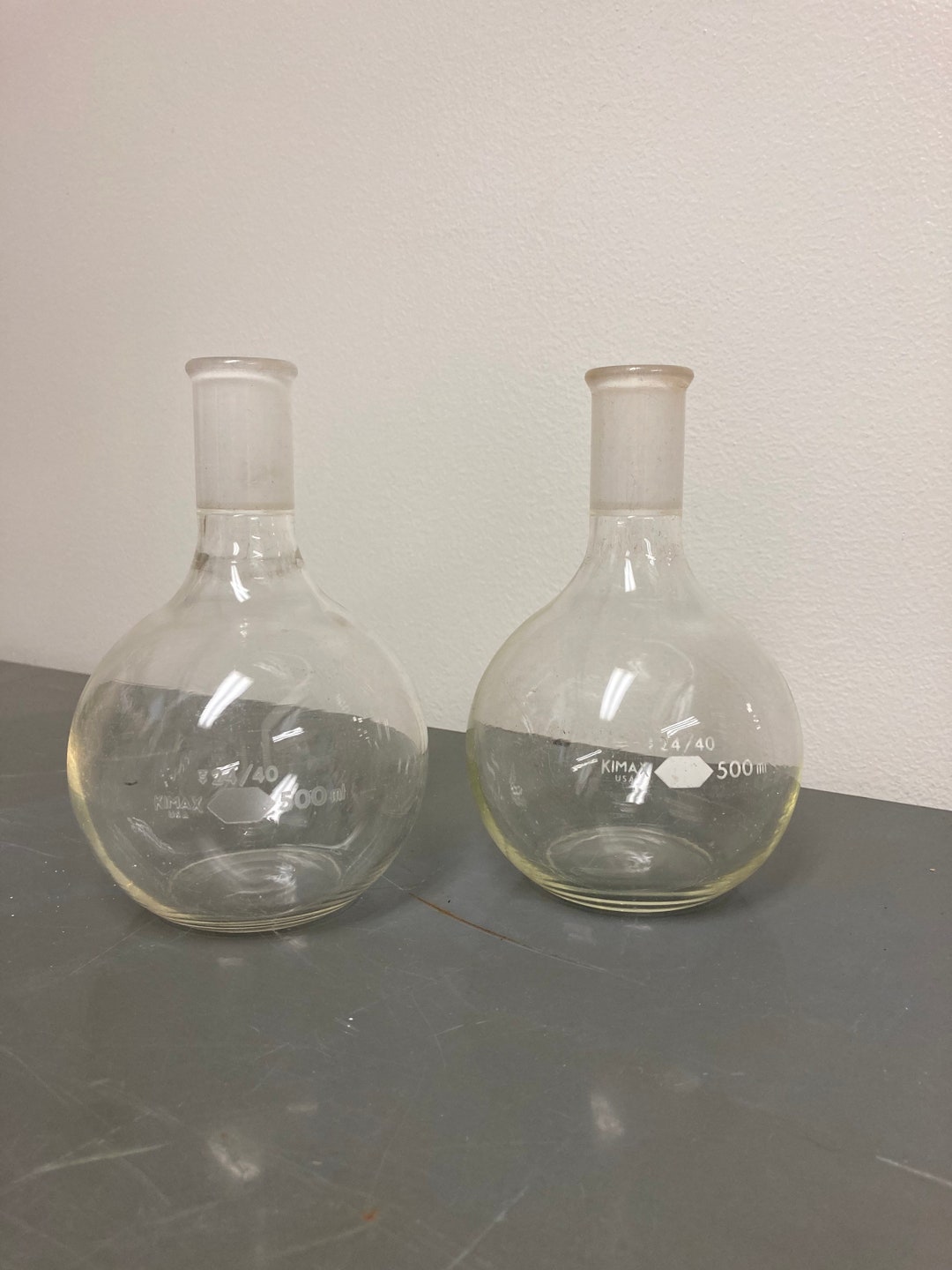 Round Flasks 500 Ml Set of 2 - Etsy