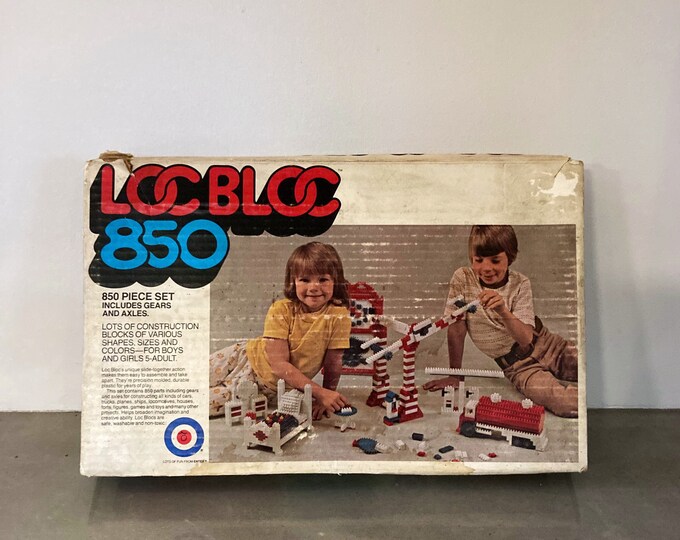 Vintage Loc Blocs Complete Set - Etsy