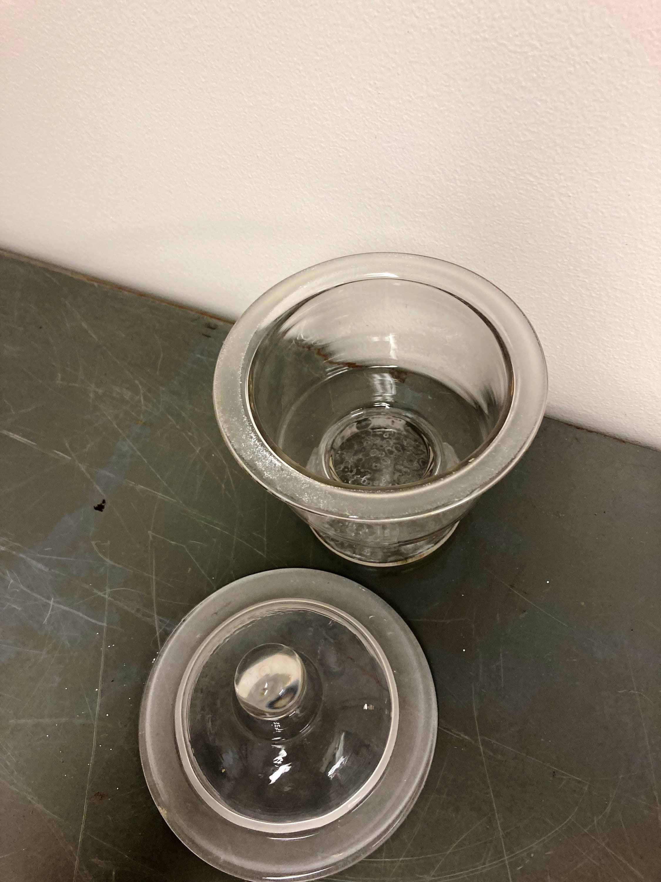 Vintage Laboratory Glass Dessicator Terrarium - Etsy