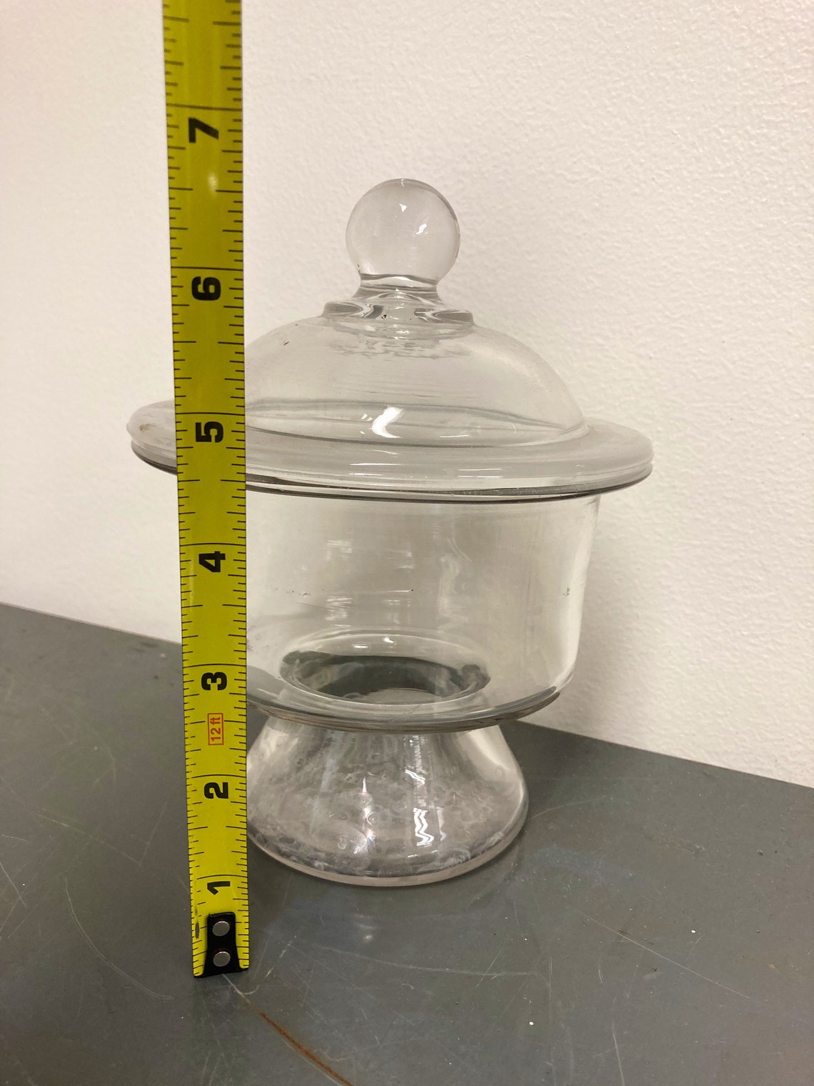 Vintage Laboratory Glass Dessicator Terrarium - Etsy