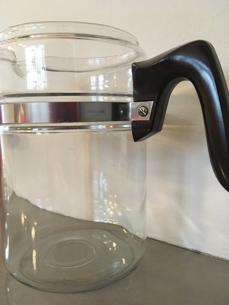 Vintage Pyrex Percolator 6 Cup Glass Coffee Maker Complete - Etsy