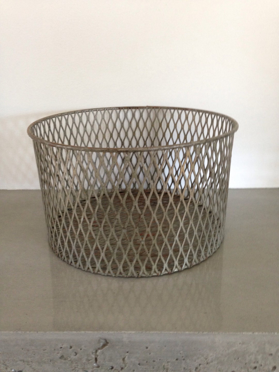 Vintage Wire Basket Chemistry Laboratory 1960s Industrial Home Decor - Etsy