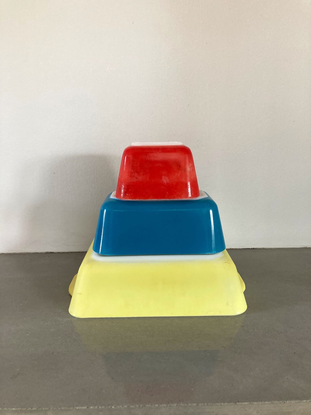 Pyrex Primary Set Rectangle - Etsy