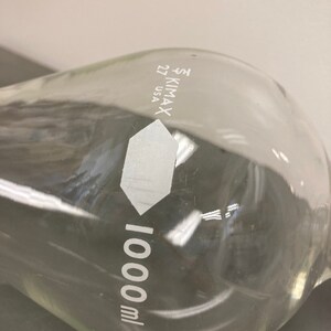 Vintage Separatory Funnel Glass 1000 Ml - Etsy