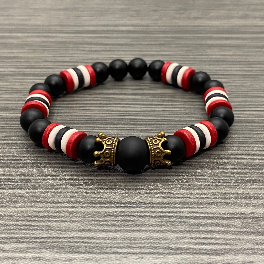 Trinidad & Tobago Flag Inspired With Brass Oxide Crowns Matte Onyx ...