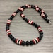Trinidad & Tobago Flag Inspired Necklace With Matte Onyx Stone and ...