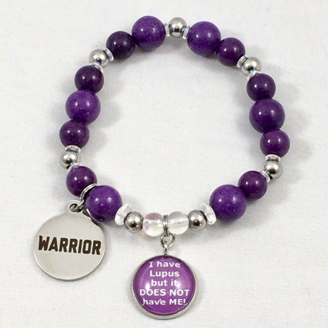 Lupus Awareness Stainless Steel Photo Charm With Stainless Steel ...