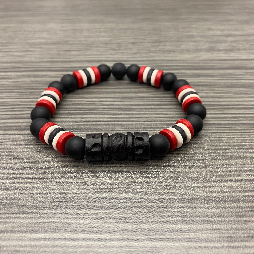 Trinidad & Tobago Flag Inspired Ceramic and Matte Onyx Stone With Hand ...