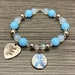 Prostate Cancer "i Wear Blue for My Hero" Stainless Steel Charm Beaded ...