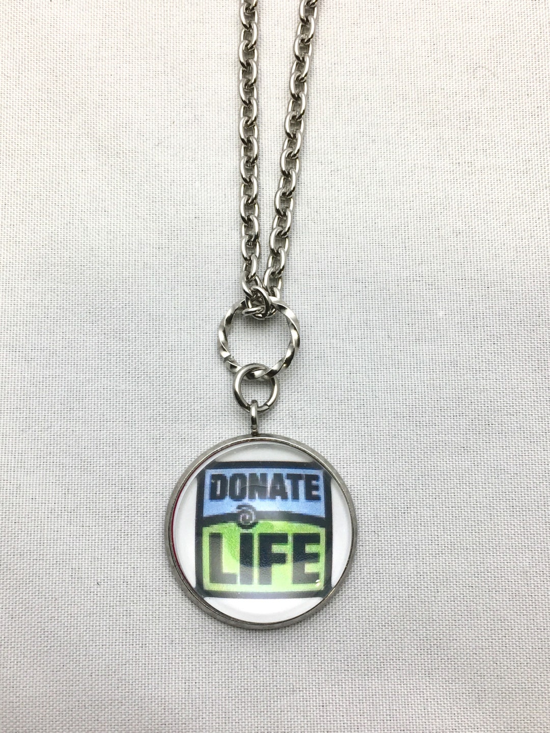 Donate to Life Awareness Ribbon Stainless Steel Stainless Steel ...