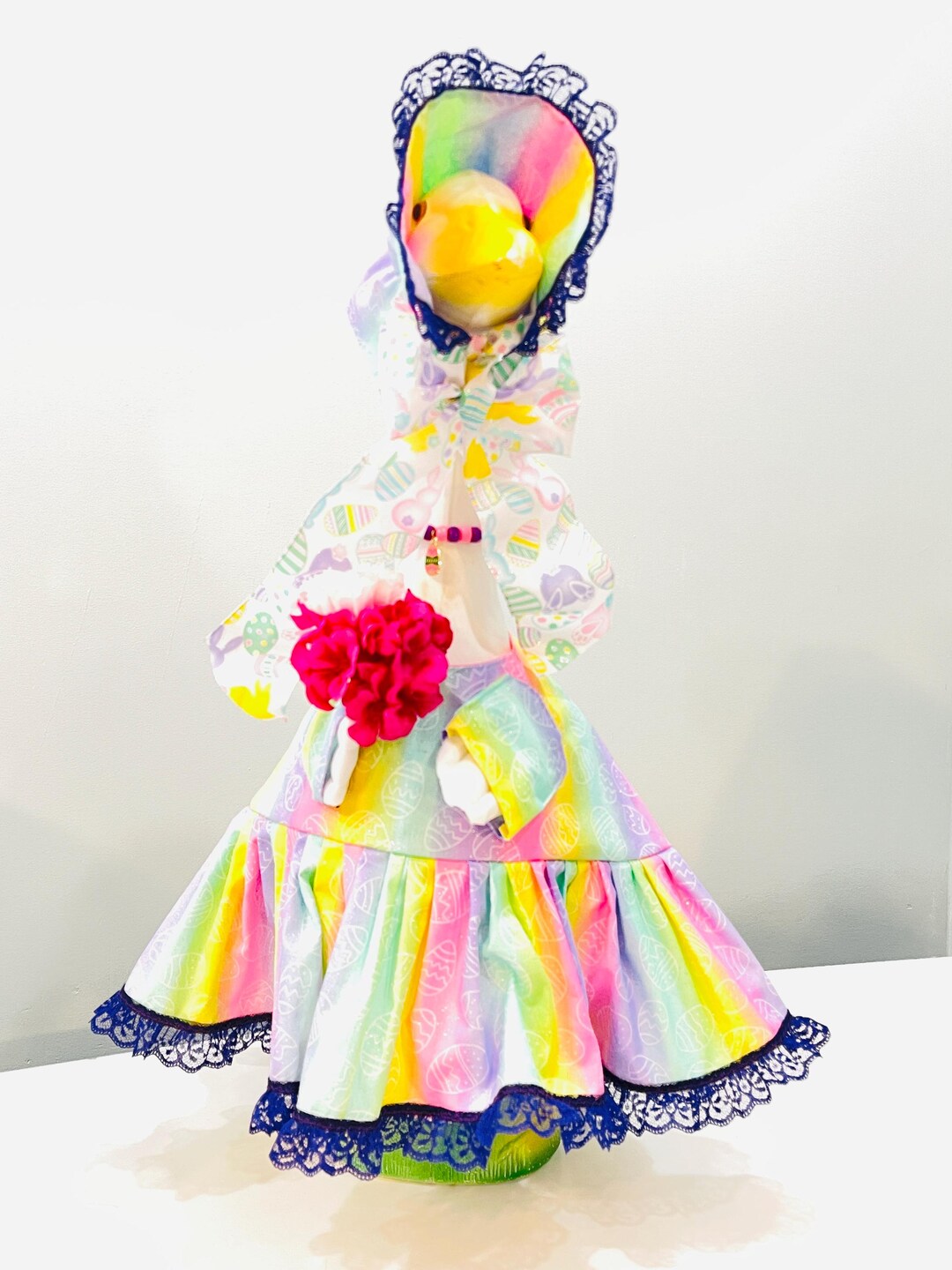 Easter Goose Outfit/lawn Garden Goose/goose Outfits/porch Goose/large ...