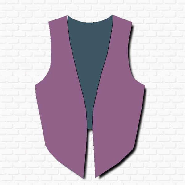 Womens Vest Pattern - Etsy