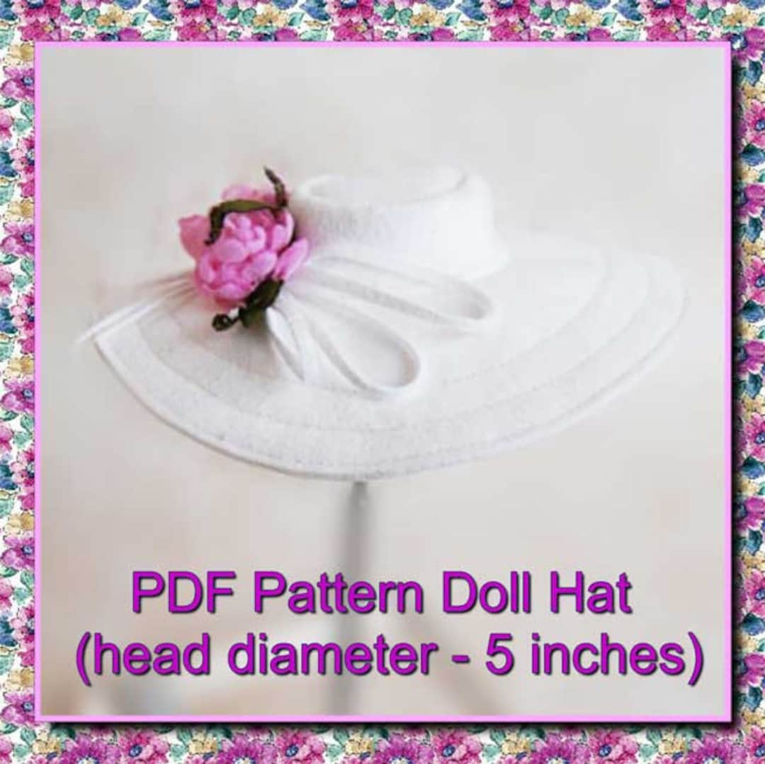 DIY, PDF Pattern, Doll Hat, Doll Accessories, Doll Stuff,sewing ...