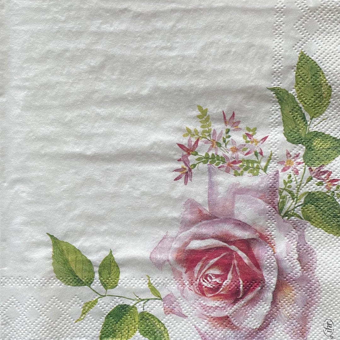 Decoupage Paper Napkins: Ephemera , Card Making - Set of 4 -cocktail ...